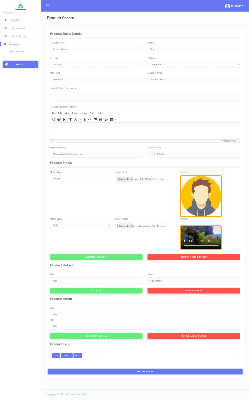 Python Django Ecommerce Free Source code [2025]