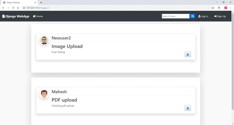 File Uploader System in Python Free Source code