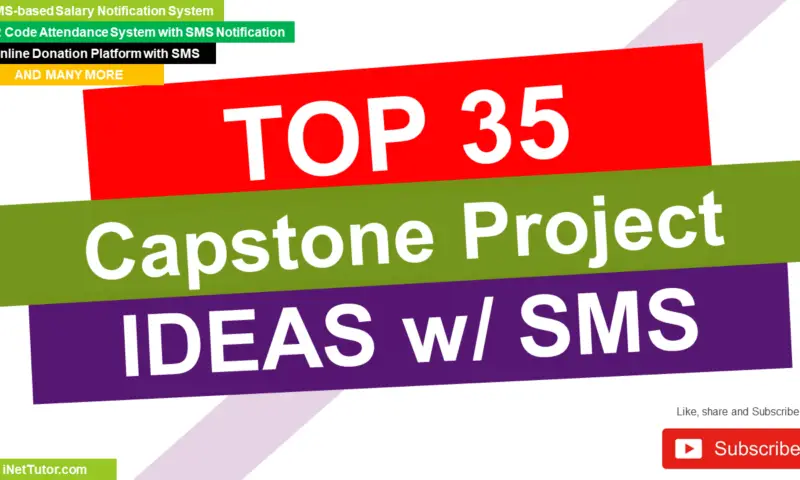 List of Capstone Project Titles with Documentation - iNetTutor.com