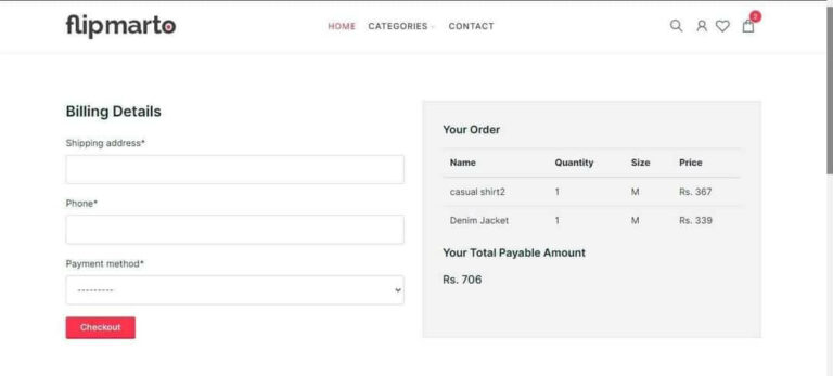 T-Shirt Store in Django Free Source code - iNetTutor.com
