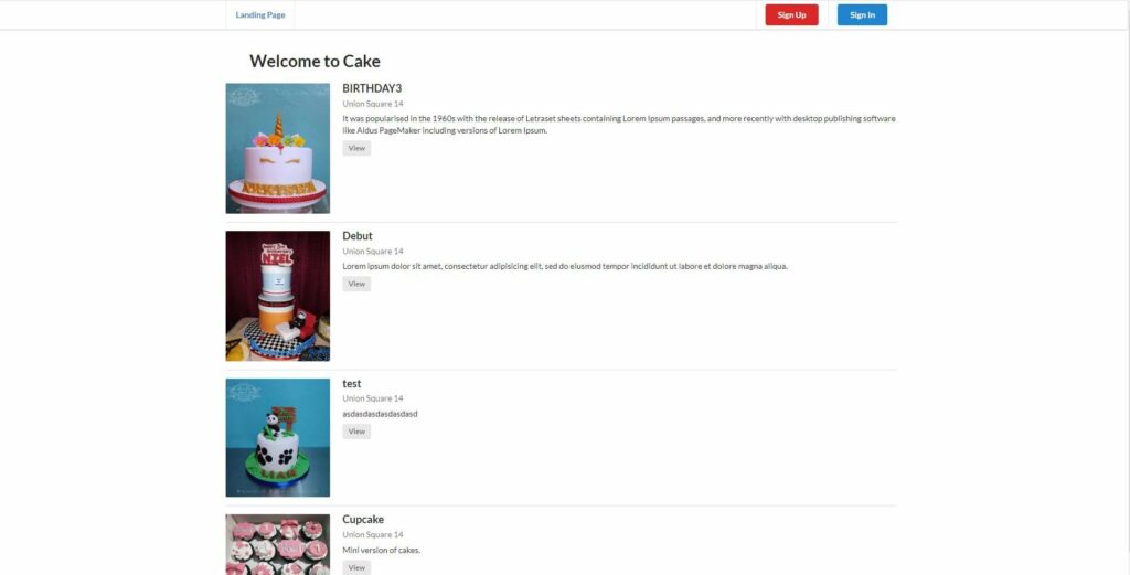 Cake Ordering System Free Project Idea 2025