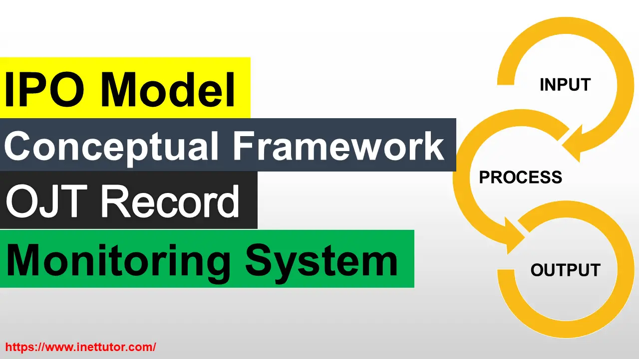 OJT Record Monitoring System Conceptual Framework - iNetTutor.com OJT Record Monitoring System Conceptual Framework - iNetTutor.com