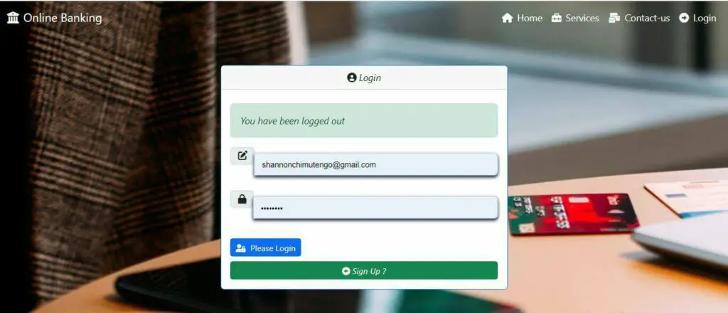Online Banking System in Springboot - iNetTutor.com