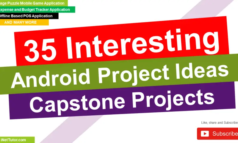 Capstone Project Ideas for IT and IS December 2021 - iNetTutor.com