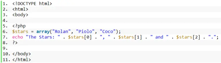 FREE Array and Array Functions in PHP SOURCE CODE