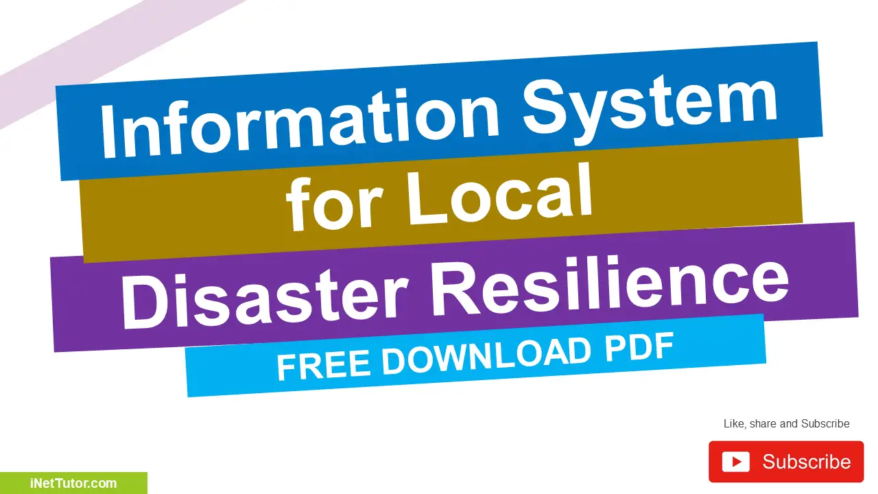Information System for Local Disaster Resilience