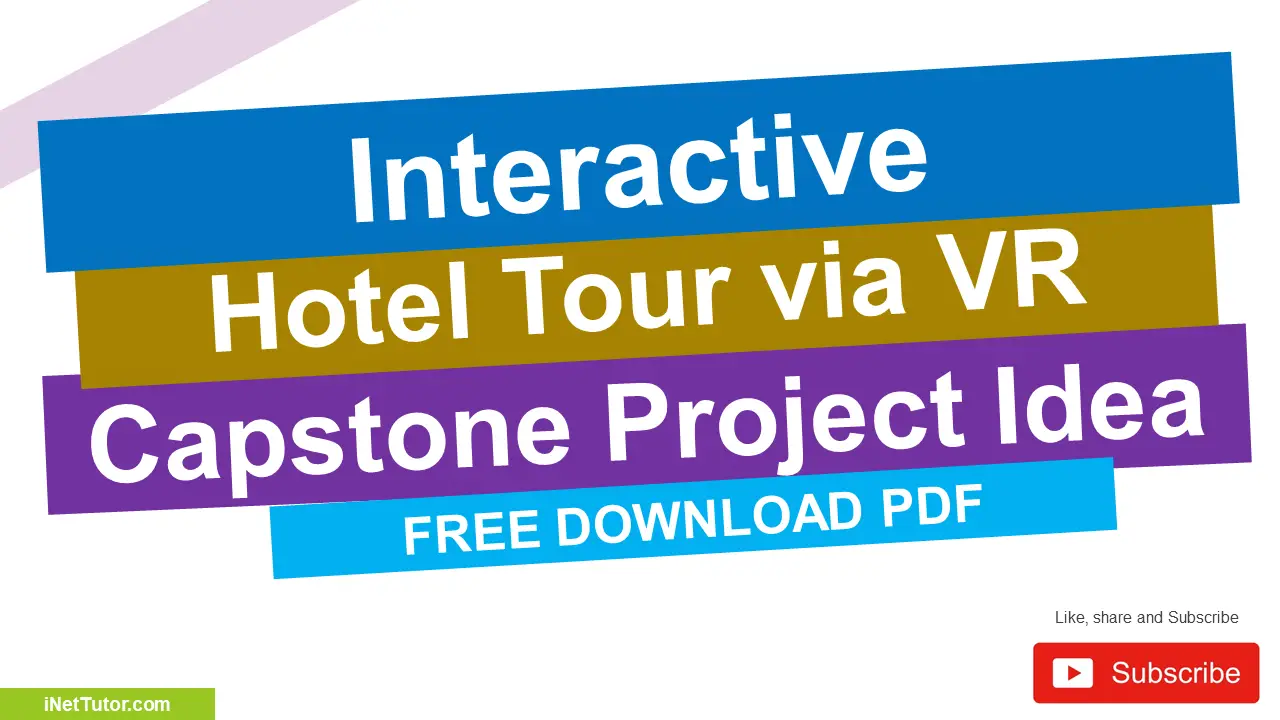 FREE Interactive Hotel Tour via Virtual Reality [PDF]