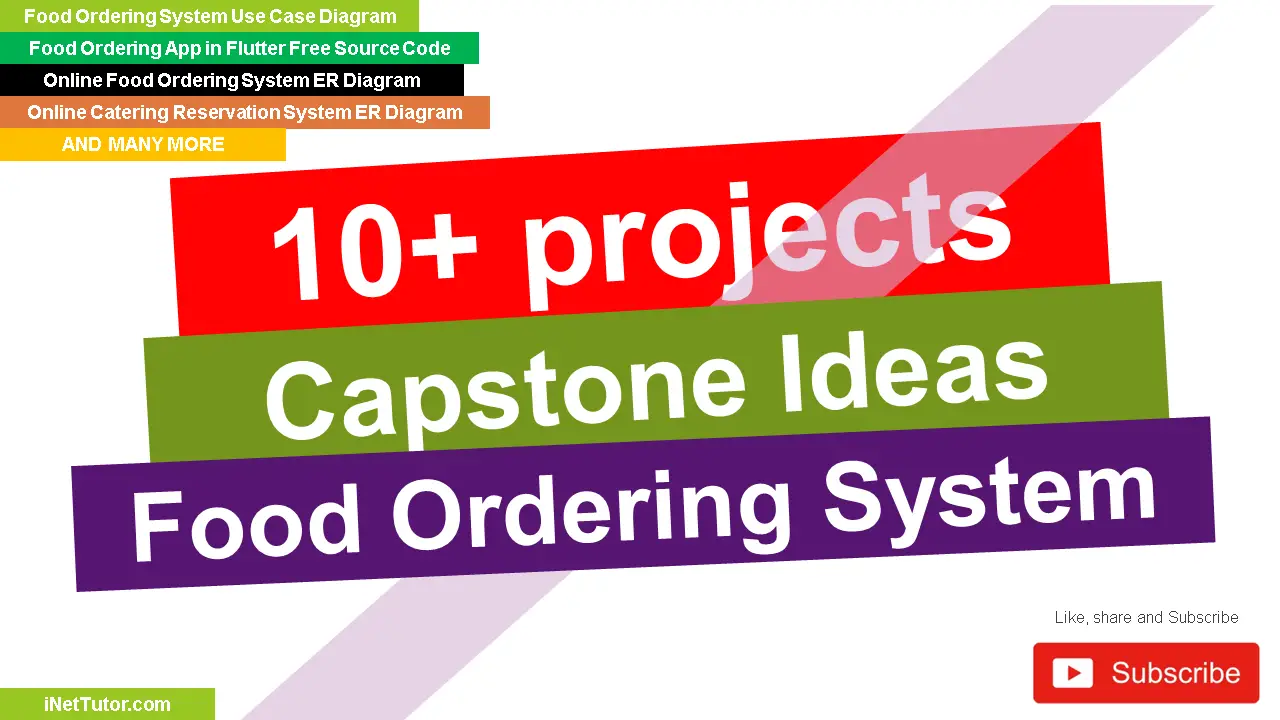 FREE Project Ideas Related to Food Ordering System