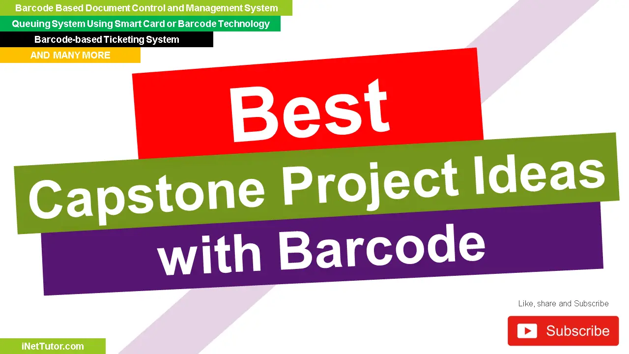 Best Capstone Project Ideas with Barcode 2025