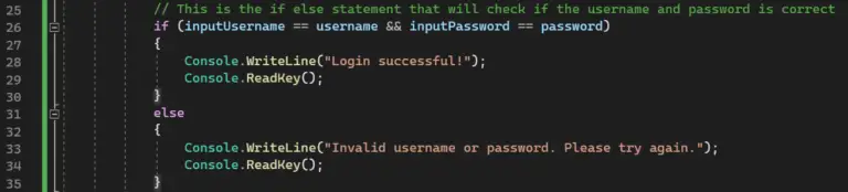 Simple Login in C# Console FREE SOURCE CODE