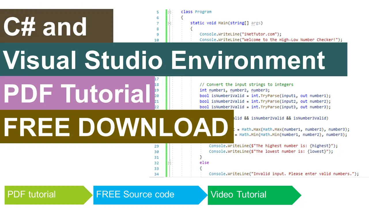 C# and Visual Studio Environment