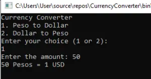 Currency Converter Program in CSharp - iNetTutor.com