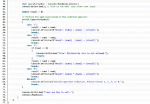 How to Create Simple Calculator in CSharp