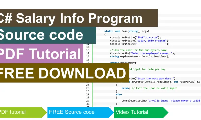 Free Course Outline in C#