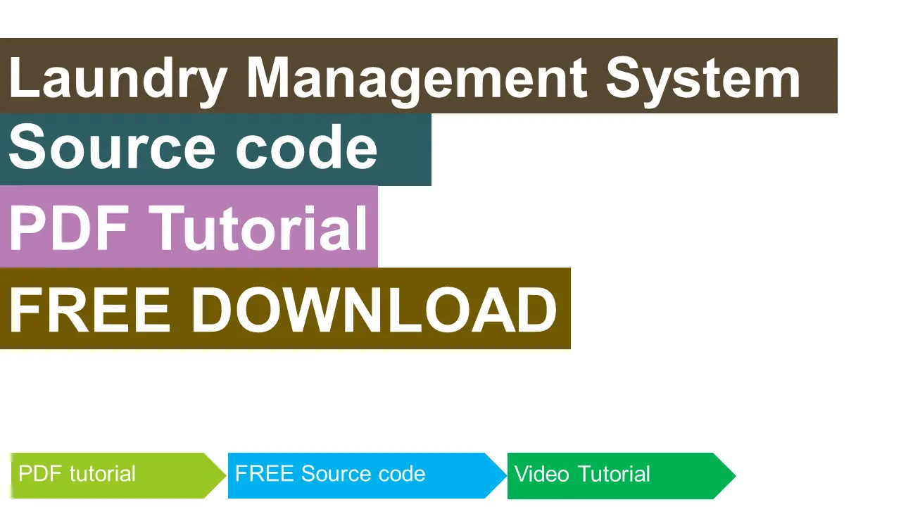 Laundry Management System in CSharp - iNetTutor.com