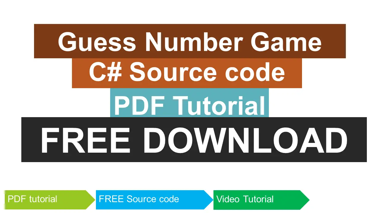 Guess Number Game in CSharp - iNetTutor.com Guess Number Game in CSharp - iNetTutor.com