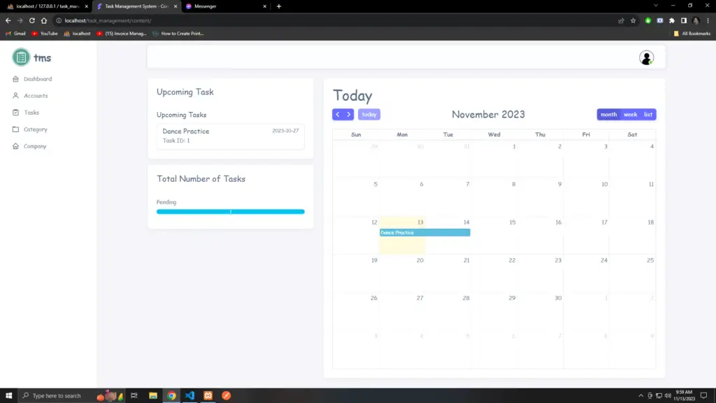 Task Management System using PDO OOP - iNetTutor.com