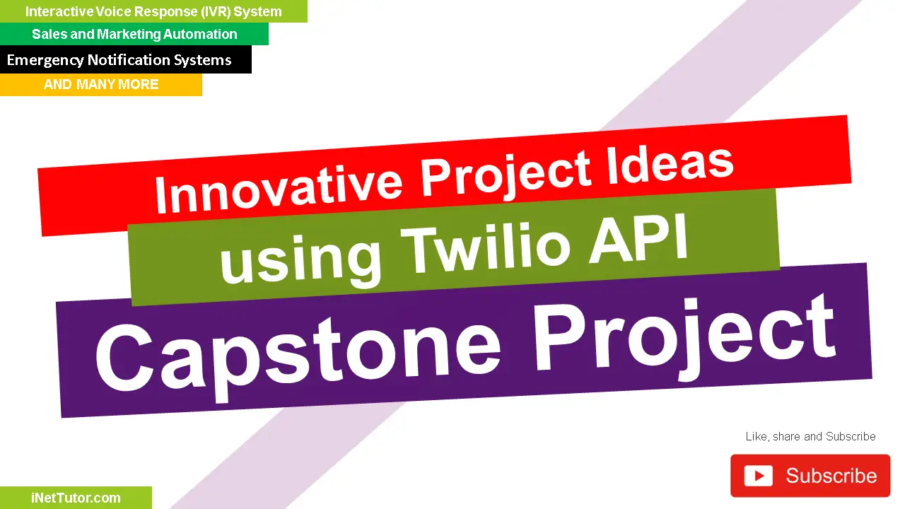 Innovative Project Ideas using Twilio API - iNetTutor.com