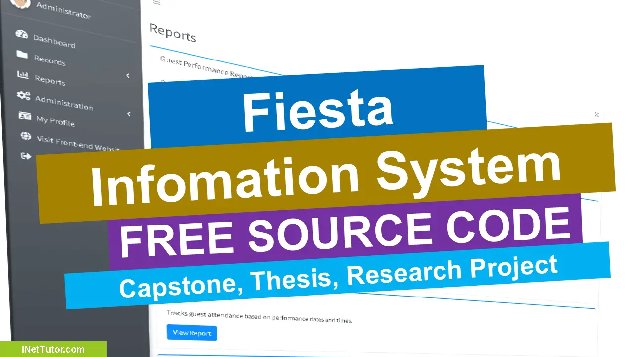 Fiesta Information System Free Source Code