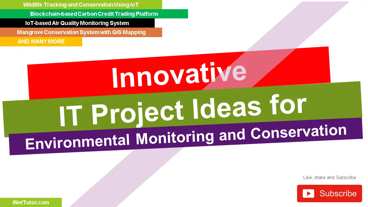 Innovative IT Project Ideas for Environmental Monitoring and Conservation