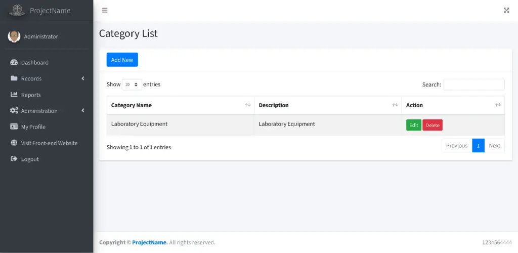 School Asset Inventory Category Module - iNetTutor.com