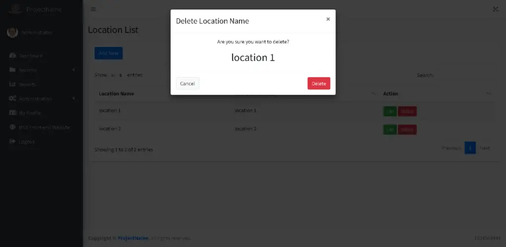 School Asset Inventory Location Module - iNetTutor.com