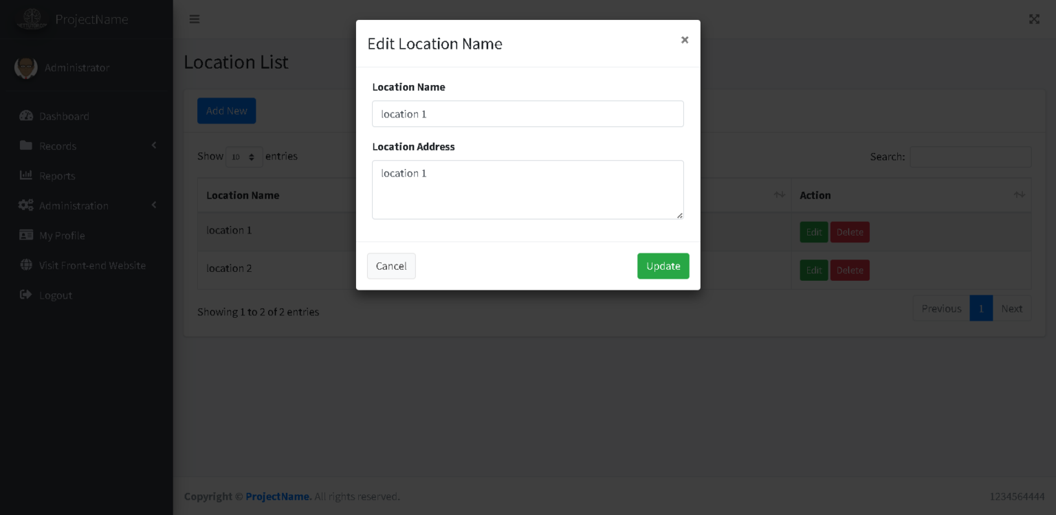 School Asset Inventory Location Module - iNetTutor.com