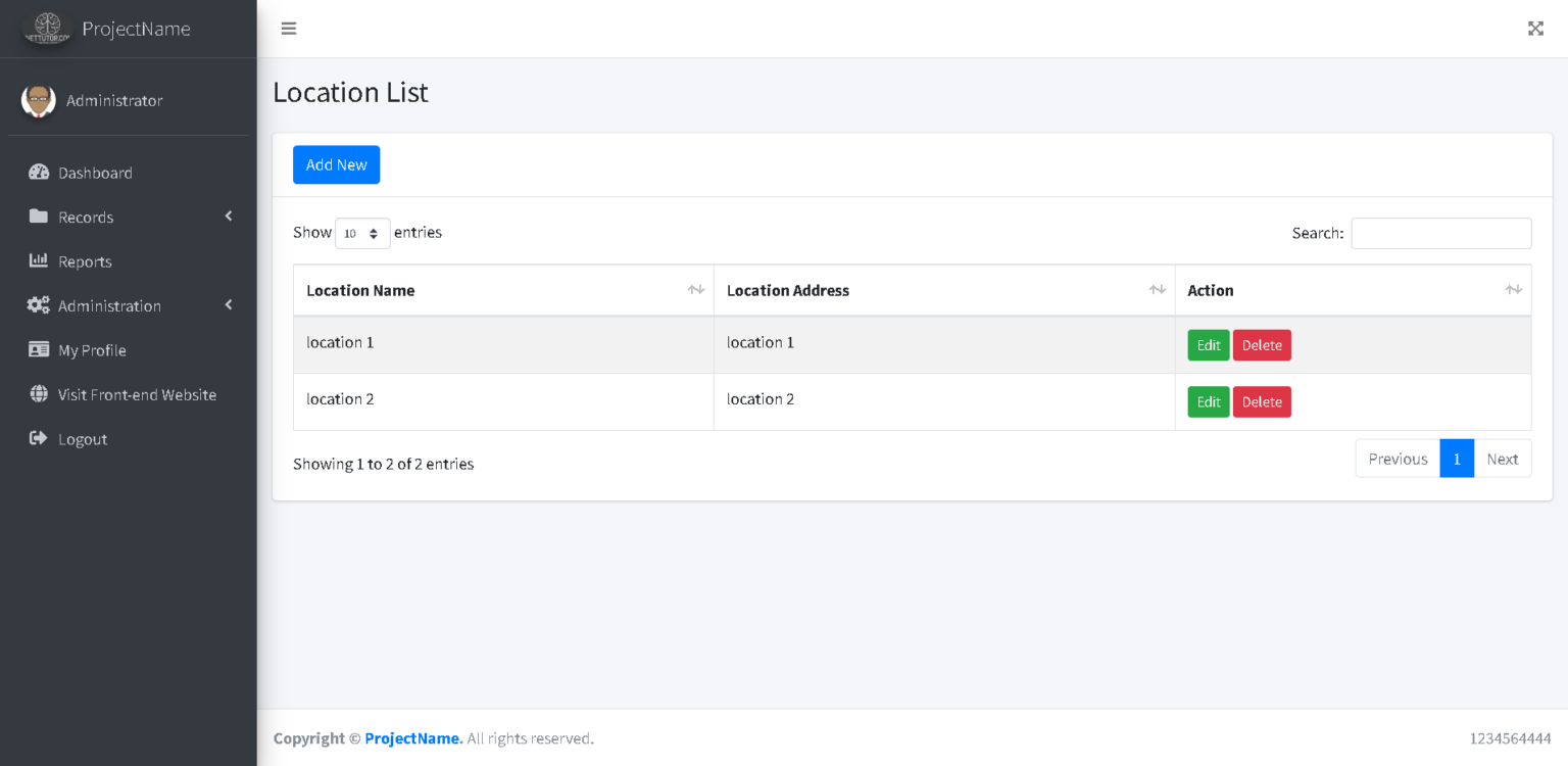 School Asset Inventory Location Module - iNetTutor.com