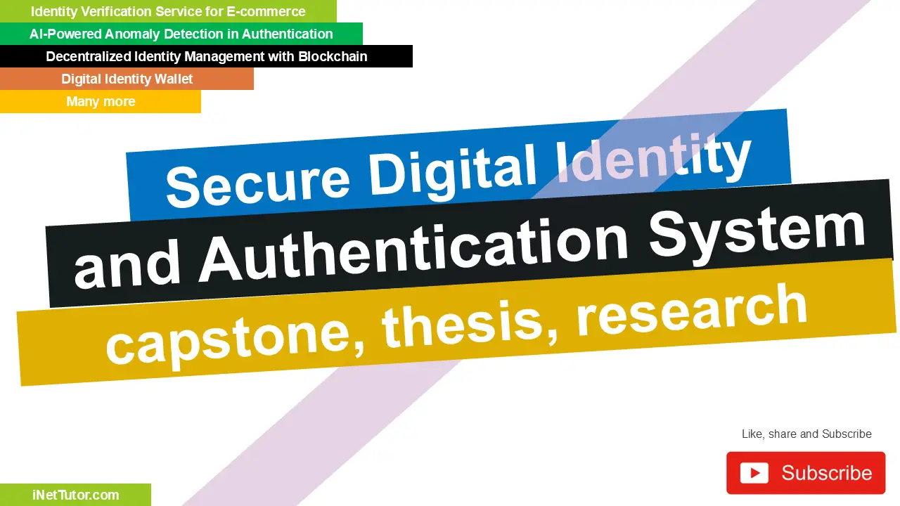 Secure Digital Identity and Authentication System
