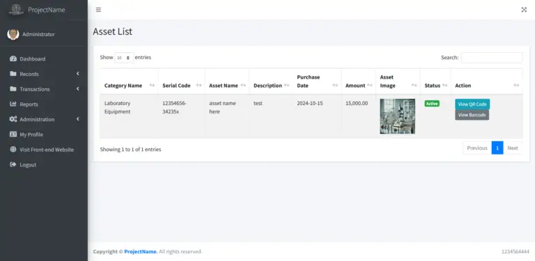 School Asset Inventory QR and Barcode Module - iNetTutor.com