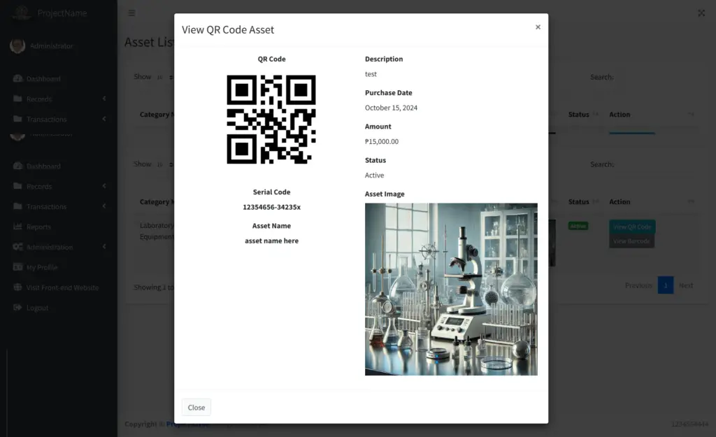 School Asset Inventory QR and Barcode Module - iNetTutor.com