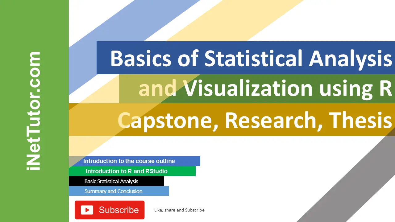 Basics of Statistical Analysis and Visualization using R