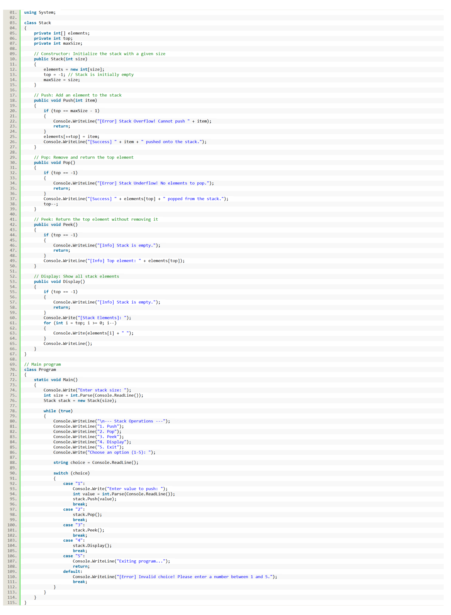 Stacks in C# - iNetTutor.com
