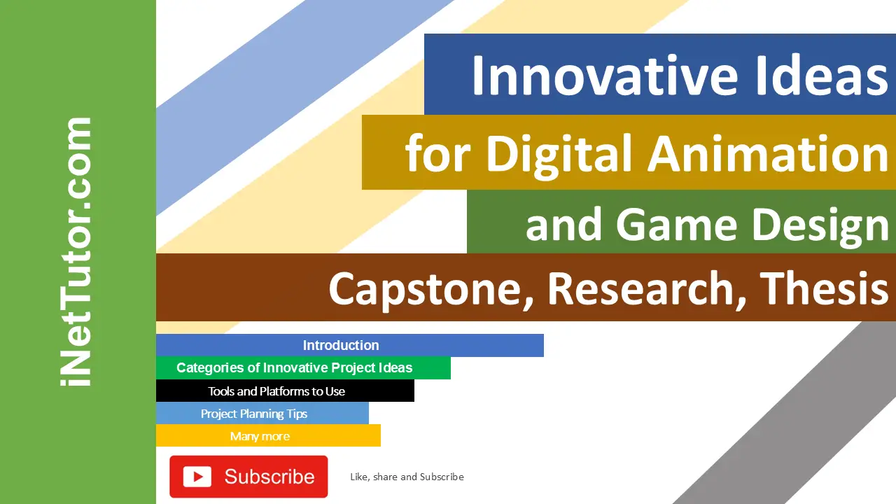 Innovative Ideas for Digital Animation and Game Design