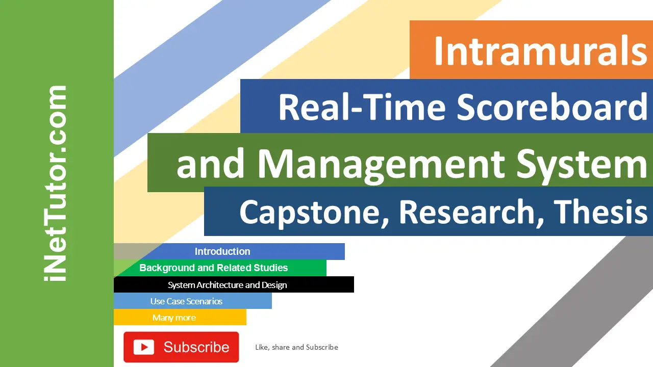 Intramurals Real-Time Scoreboard and Management System