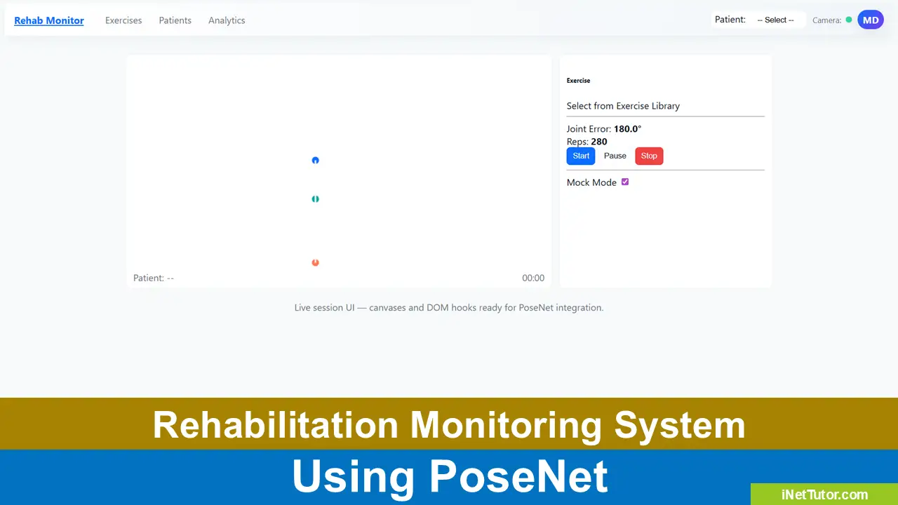 Rehabilitation Monitoring System Using PoseNet